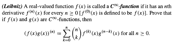 Solved (Leibniz) A real-valued function f(x) is called a | Chegg.com