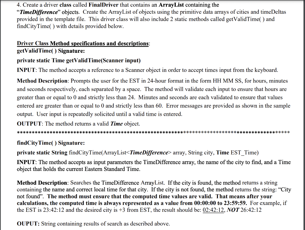 Solved CMSY-166 Java I Final Project Problem Description | Chegg.com