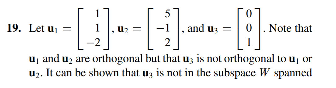 Solved 0. Let u1 and u2 be as in Exercise 19, and let | Chegg.com
