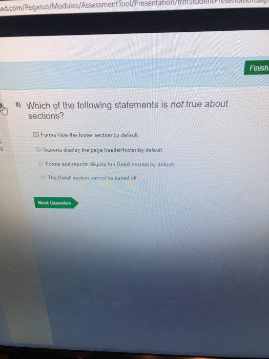 Solved Finish: 6) Setting the tab order helps prevent errors | Chegg.com