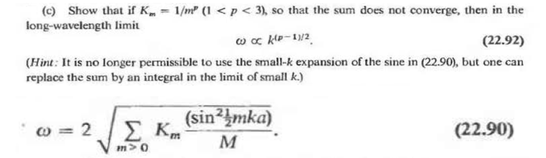 Solved 1. Linear Chain with mth Nearest-Neighbor | Chegg.com