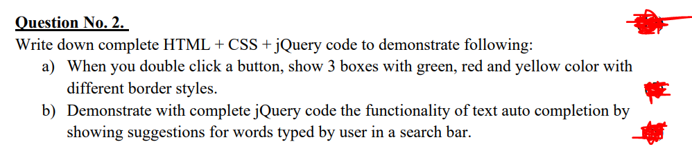 Solved instructions subject is Web App Development try to do | Chegg.com