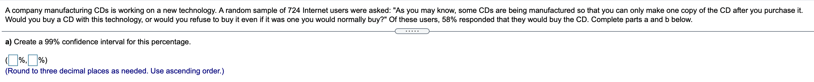 Solved A company manufacturing CDs is working on a new | Chegg.com
