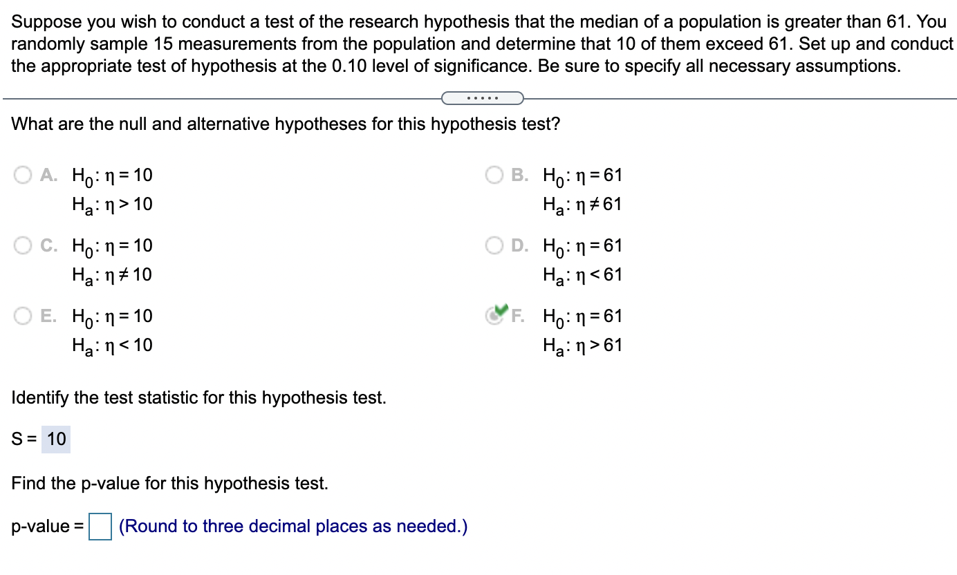 Solved Hey How To Find The P value On Excel Or Ti 84 Plus Chegg