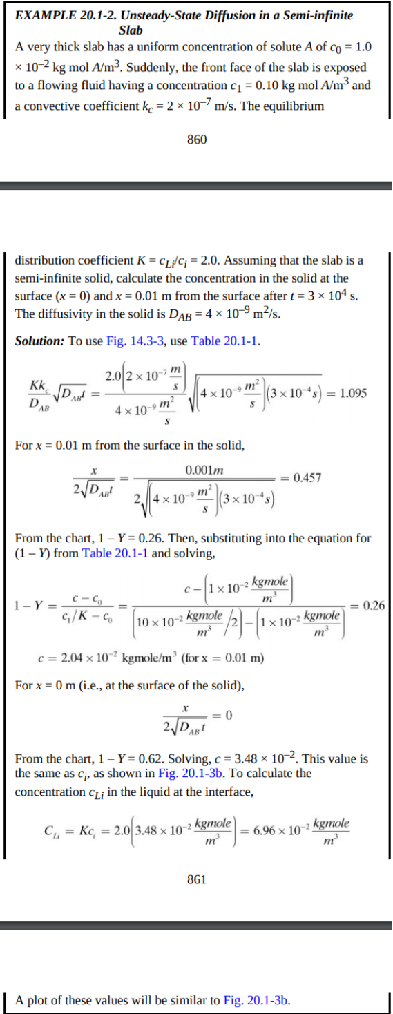 Solved 20.1-3. Unsteady-State Diffusion in Several | Chegg.com