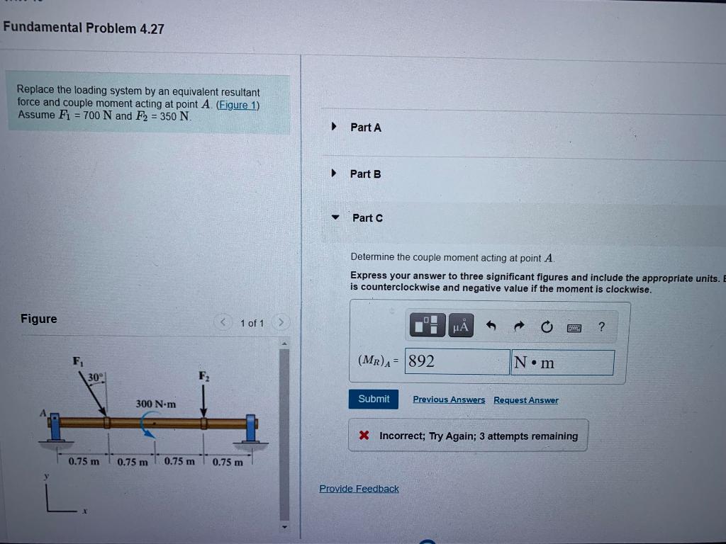 Solved Fundamental Problem 427 Replace The Loading System 