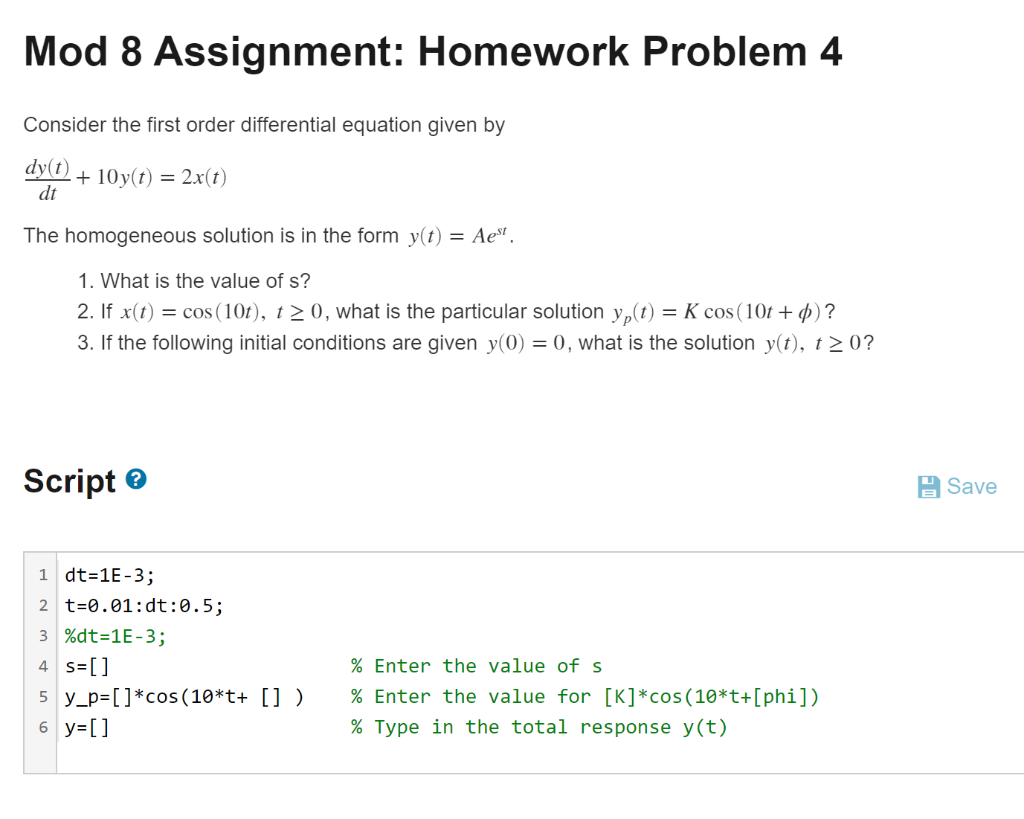Solved Mod 8 Assignment: Homework Problem 4 Consider the | Chegg.com