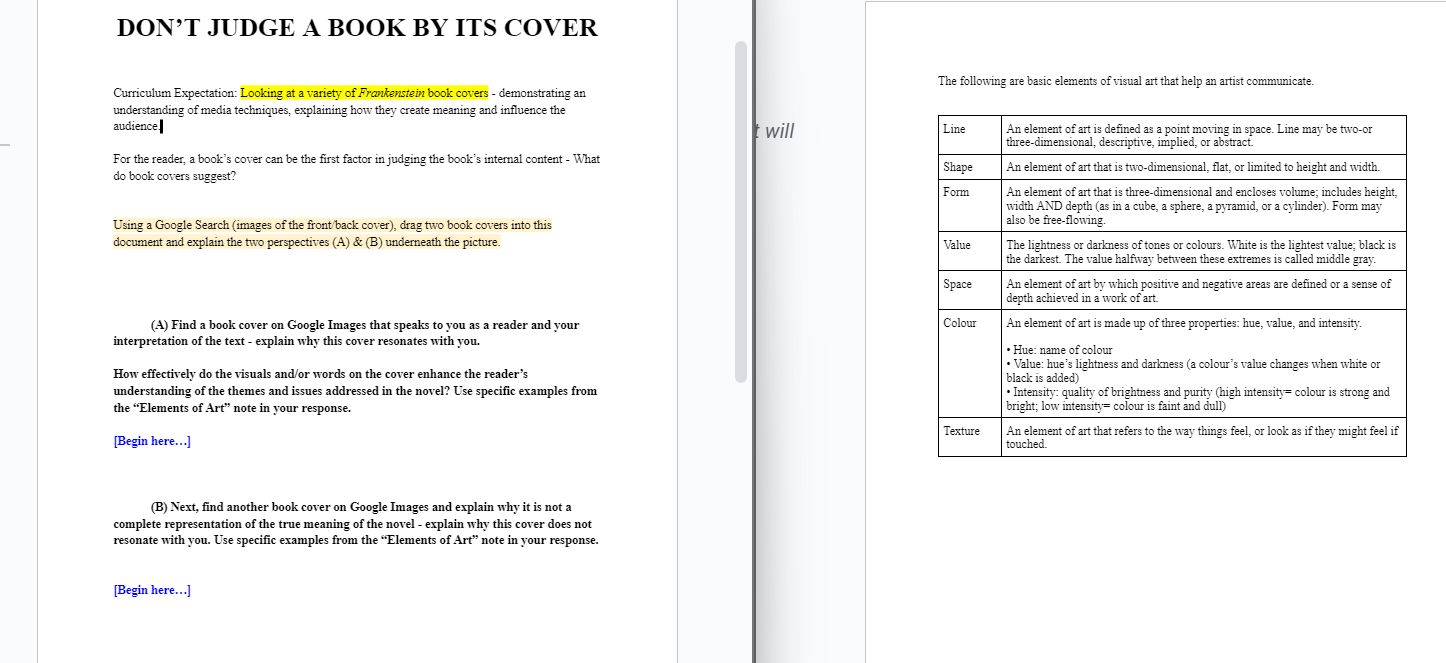 DON'T JUDGE A BOOK BY ITS COVERCurriculum | Chegg.com