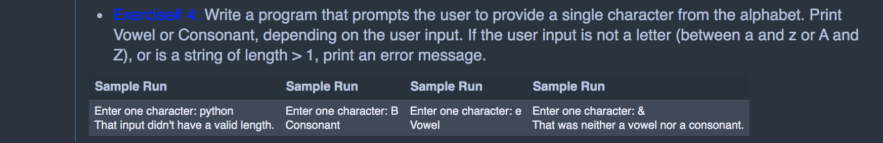 Solved Write A Programin Python 3 That Prompts The User To