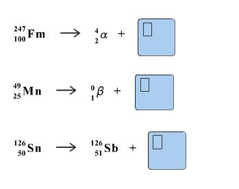 Solved Complete and balance each of the following nuclear | Chegg.com