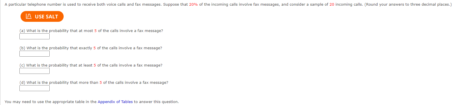Solved (a) What is the probability that at most 5 of the | Chegg.com