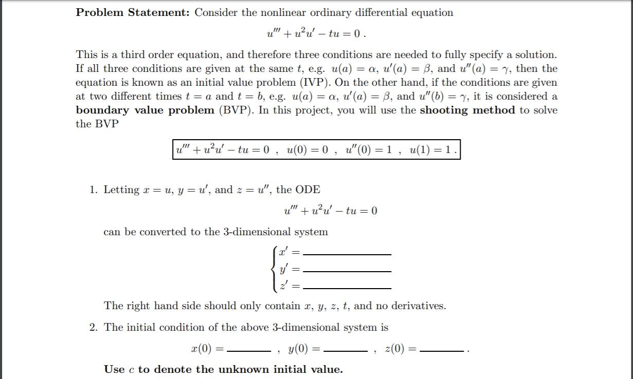 Solved • Numerical Preliminary Euler's method can be applied | Chegg.com