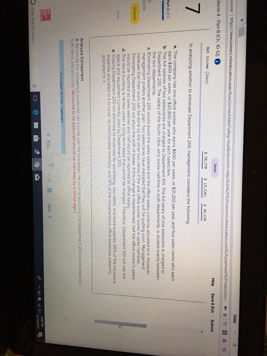 Solved erm 4-Part B(Ch. 10-12)6 Help Save&Exit Submit 1 | Chegg.com