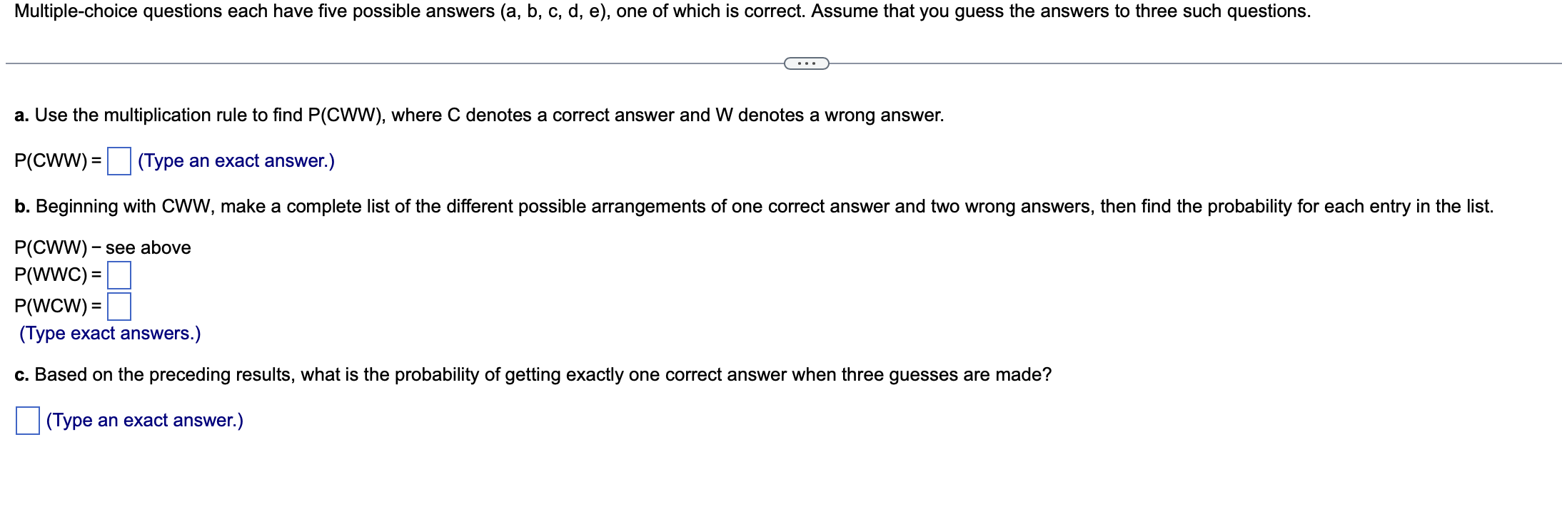Solved Multiple-choice questions each have five possible | Chegg.com
