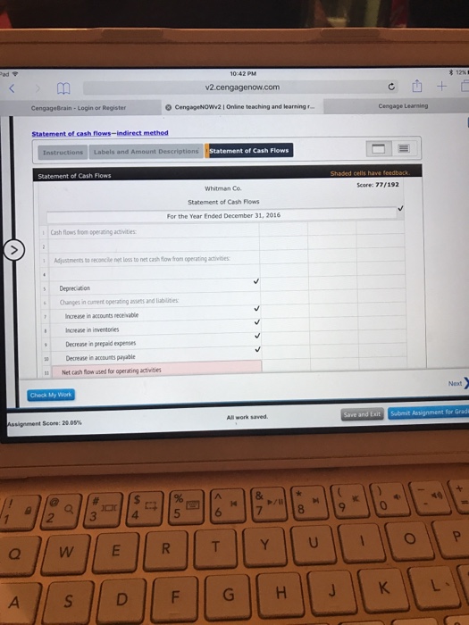 Solved: 10:39 PM V2.cengagenow Com Cengage Brain Login Or ... | Chegg.com