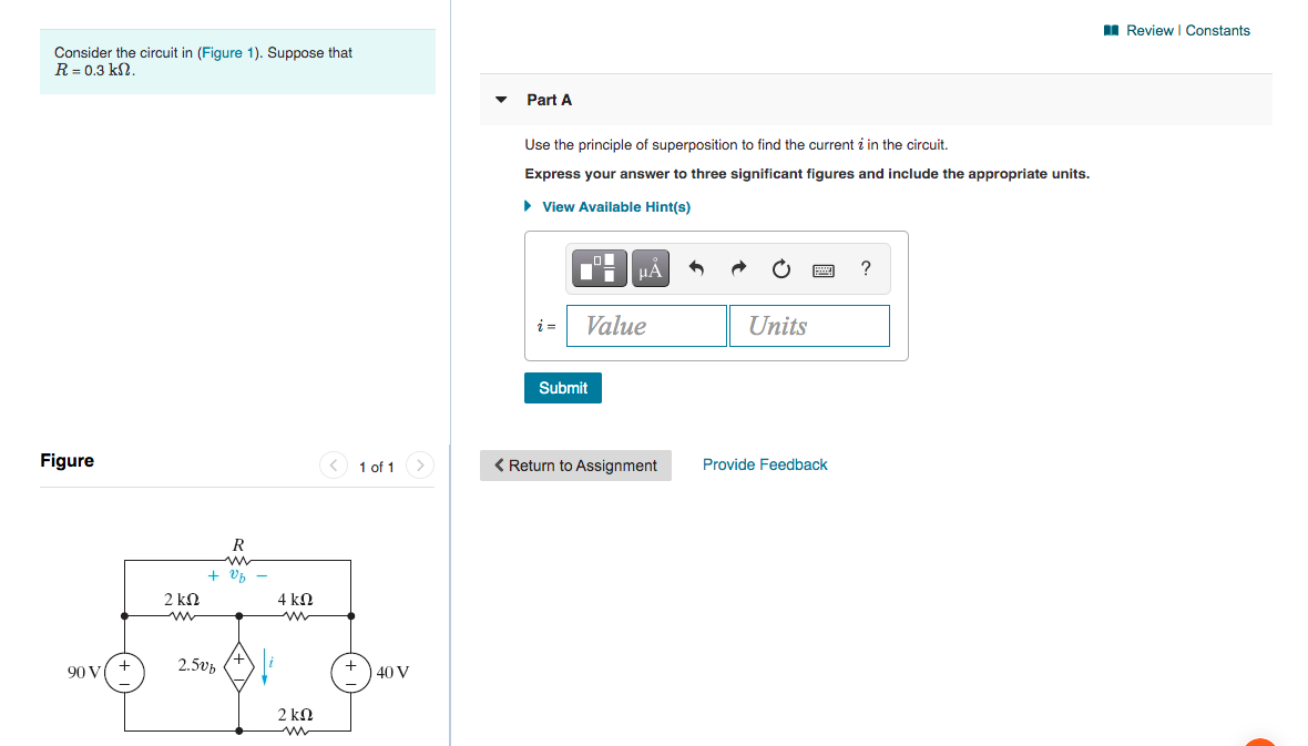 Solved Review Constants Consider the circuit in (Figure 1). | Chegg.com Solved Review Constants Consider the circuit in (Figure 1). | Chegg.com