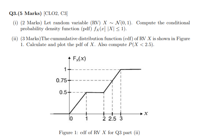 Solved Q35 Marks Clo2 C3 I 2 Marks Let Random 