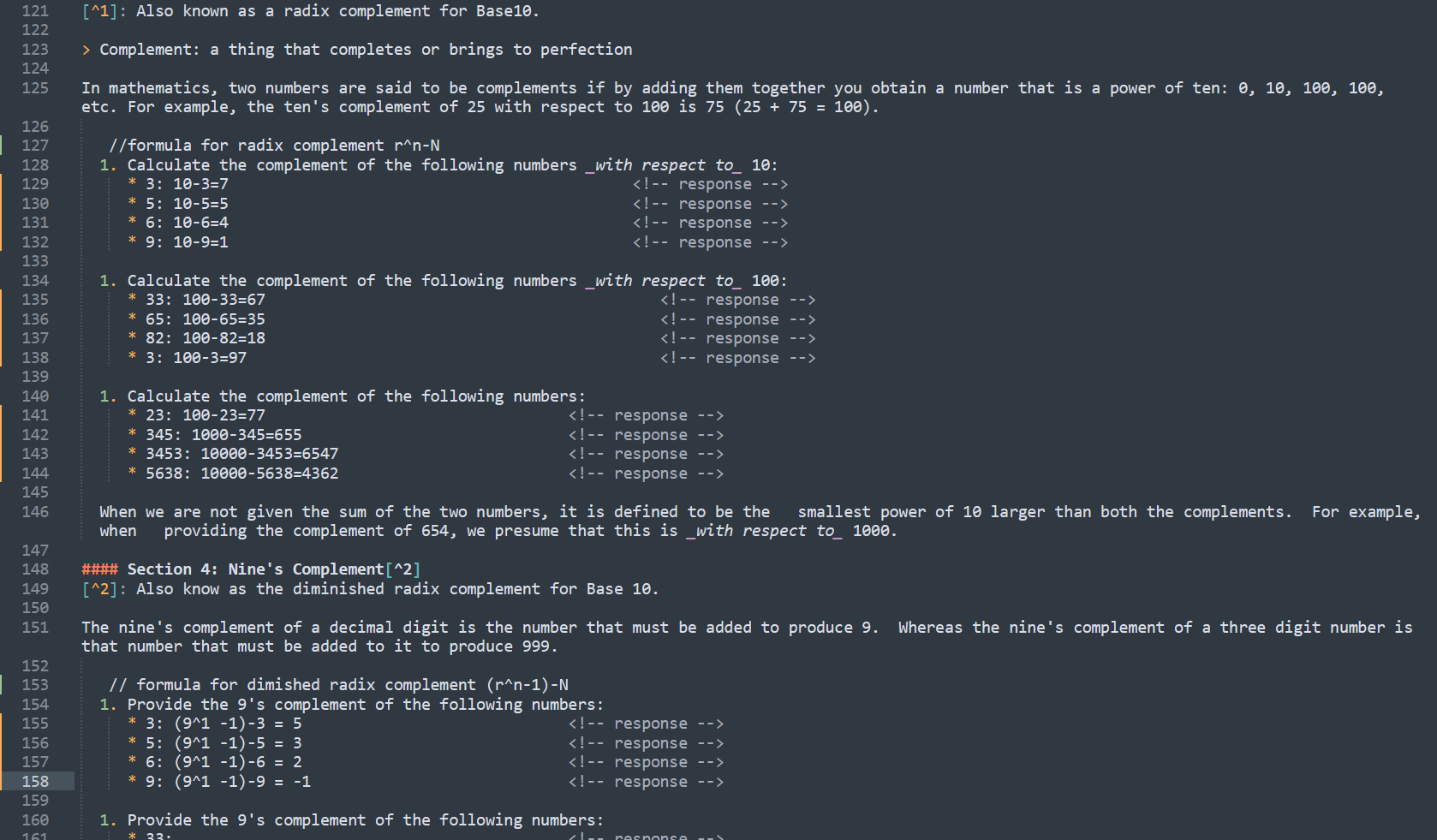 Solved Ten's Complement[^1][^1]: Also known as a radix | Chegg.com