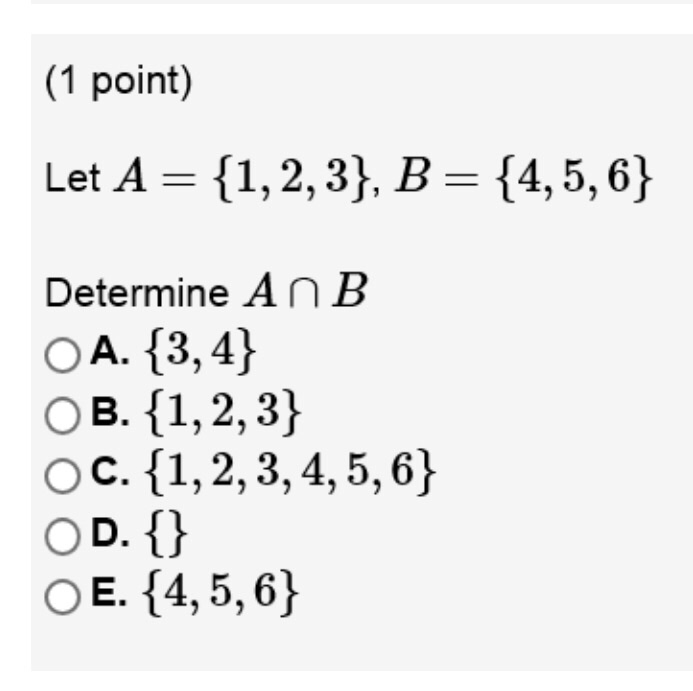 Solved 1 point) Enter T or F depending on whether the | Chegg.com