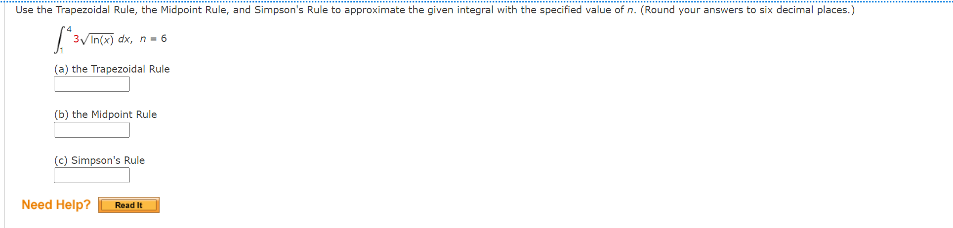 Solved Use the Trapezoidal Rule, the Midpoint Rule, and | Chegg.com