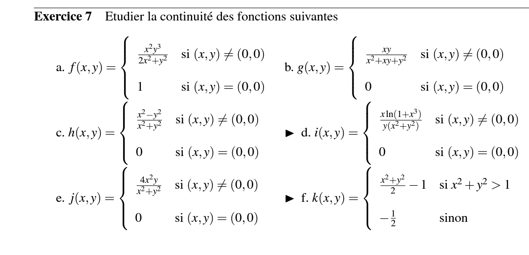Solved Tell if the following functions are continuous or | Chegg.com
