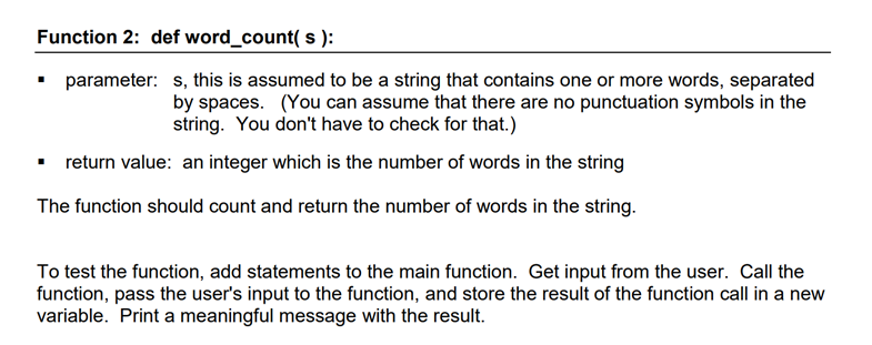 Solved Function 1: def remove_punc(s): A punctuation symbol | Chegg.com