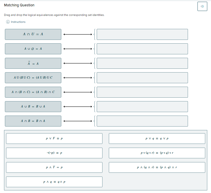 Solved Matching Question Drag and drop the logical | Chegg.com