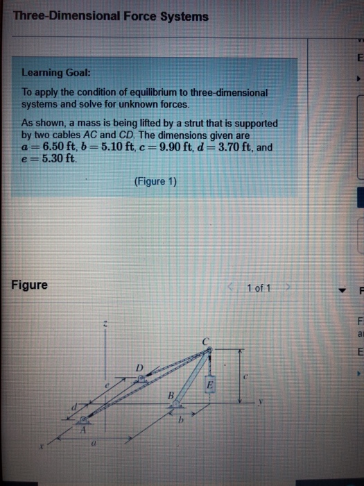 Solved Three-Dimensional Force Systems Learning Goal: To | Chegg.com