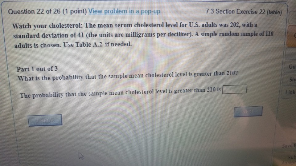Solved Question 26 of 26 (1 point) View. problem in a pop up | Chegg.com