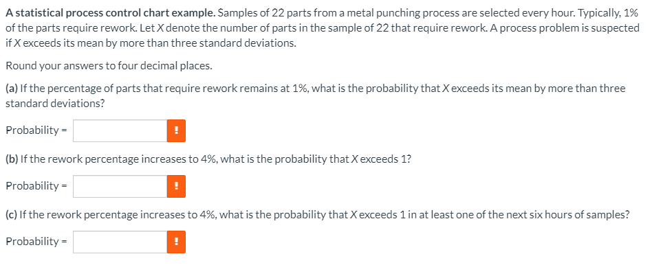 Solved A statistical process control chart example. Samples | Chegg.com