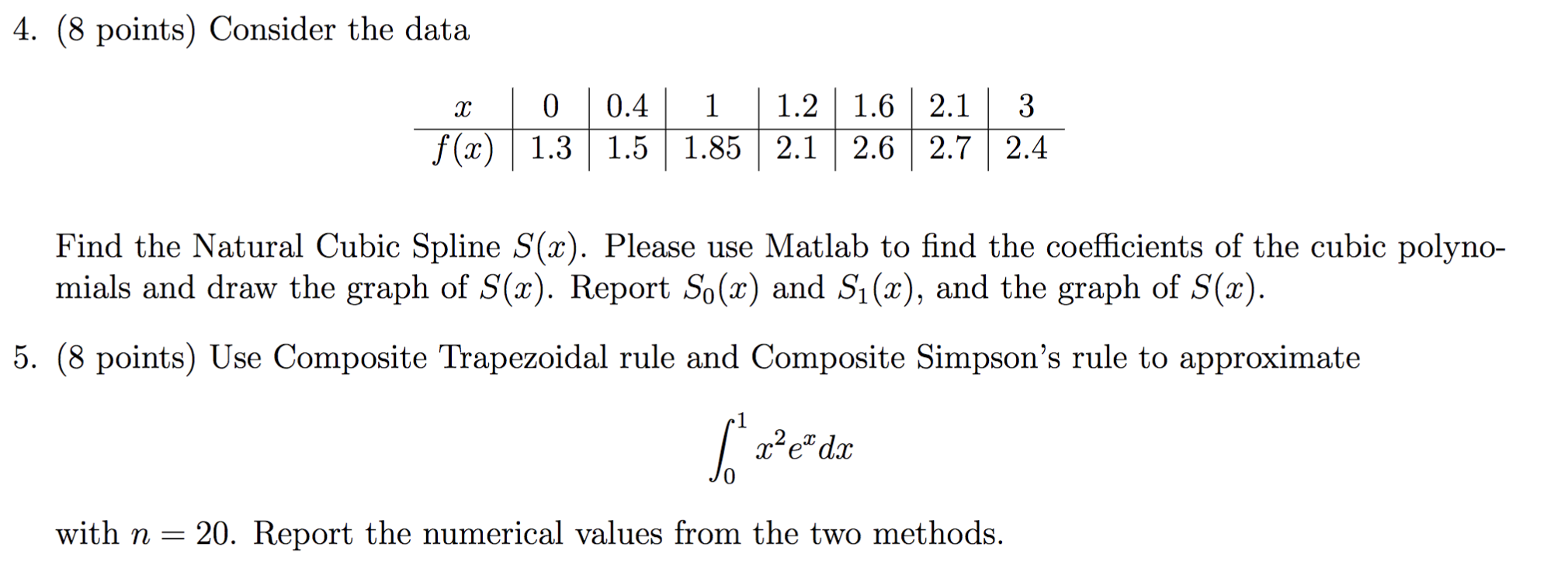 = 1. (8 points) Use Fixed Point iteration (Section | Chegg.com