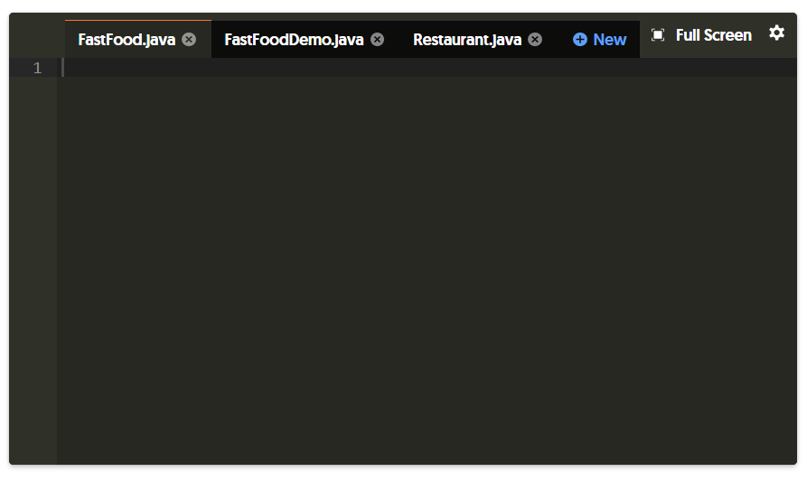Solved Create a class called Restaurant that is the base | Chegg.com