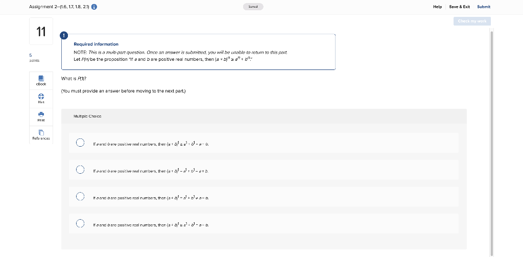 Solved Assignment 2--1.6, 1.7, 1.8, 2.1) SU Help Save & Exit | Chegg.com