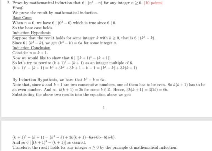 Solved 3. Prove by mathematical induction that 3n34 for any | Chegg.com