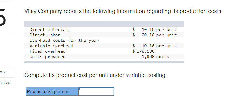 Solved Vijay Company reports the following information | Chegg.com