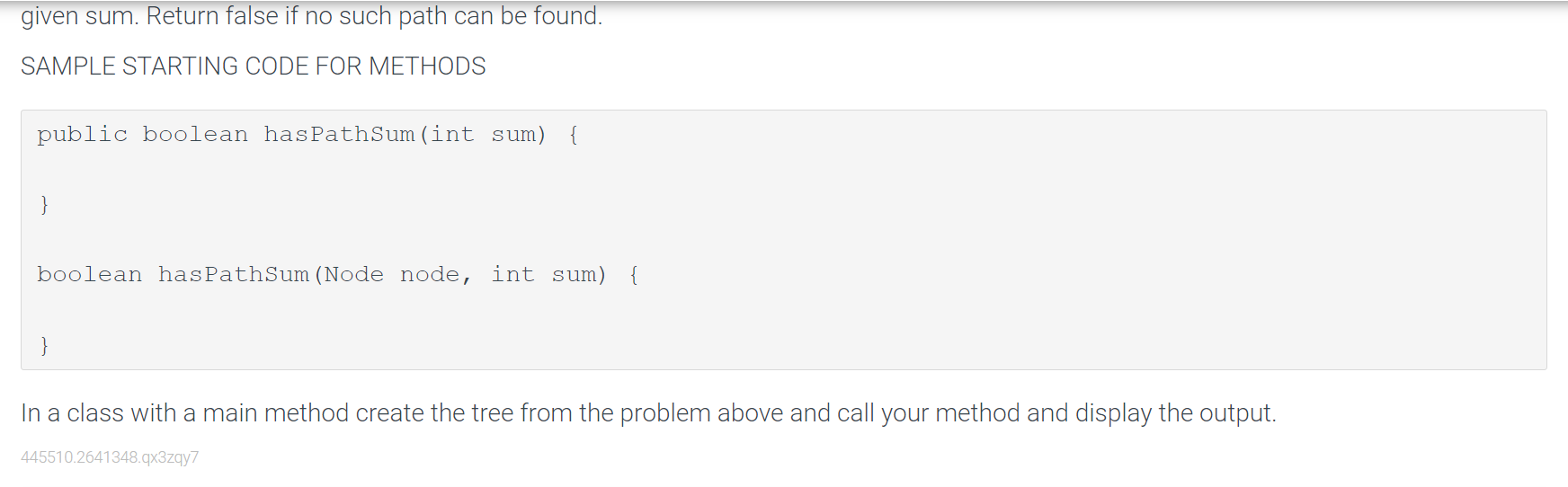 Complete the code for a method to the Binary Search | Chegg.com