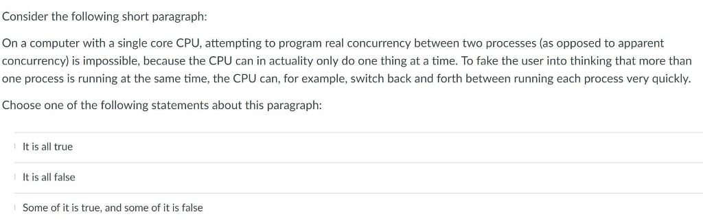 Solved Consider the following short paragraph: On a computer | Chegg.com