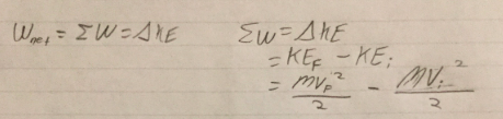 Solved We just started learning about using the Work KE | Chegg.com