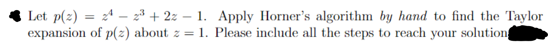 Solved Please help me solve this Numerical Analysis problem, | Chegg.com