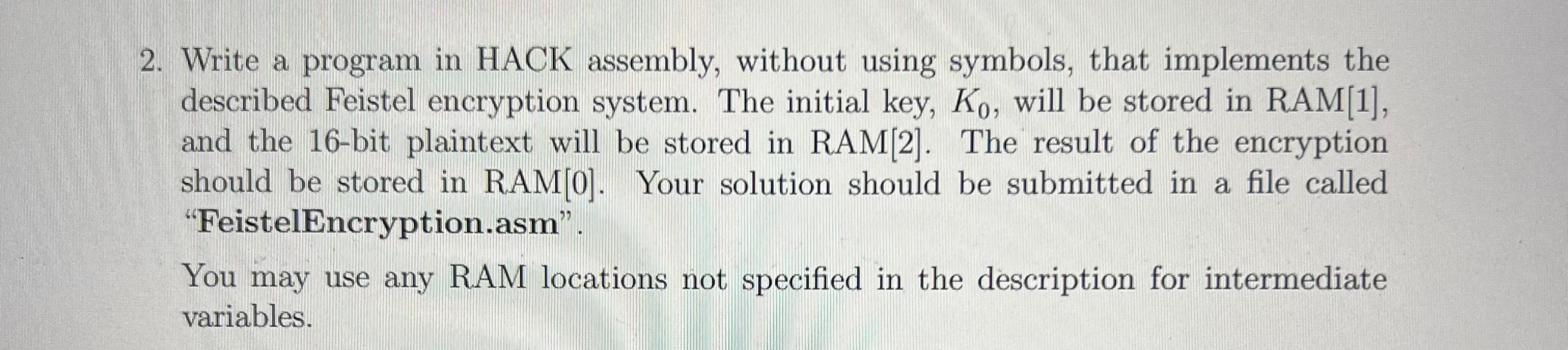 Solved The Feistel cipher is a symmetric block cipher | Chegg.com