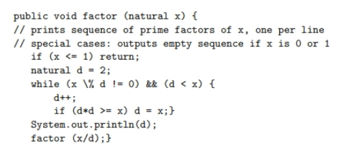 P3.1.8 (uses Java) Using the Least Number Axiom of | Chegg.com