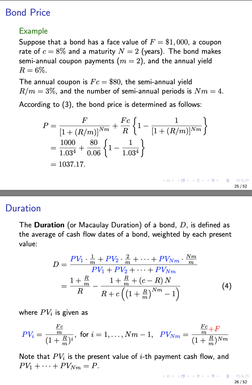 3. (Duration and Convexity for General Cashflow | Chegg.com