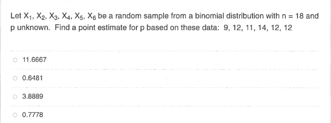 Solved Let X1, X2, X3, X4,X5, X6 be a random sample from a | Chegg.com