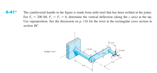 Solved Problem #3: (10 points) Shigley, Problem 4-41 4-41 | Chegg.com Solved Problem #3: (10 points) Shigley, Problem 4-41 4-41 | Chegg.com
