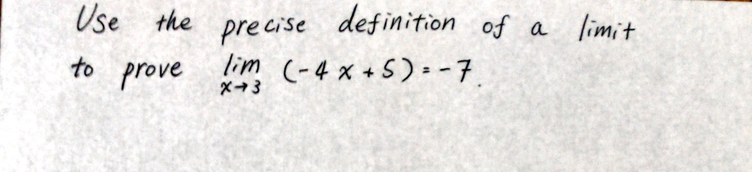 Solved Use the precise definition of a to prove lim | Chegg.com