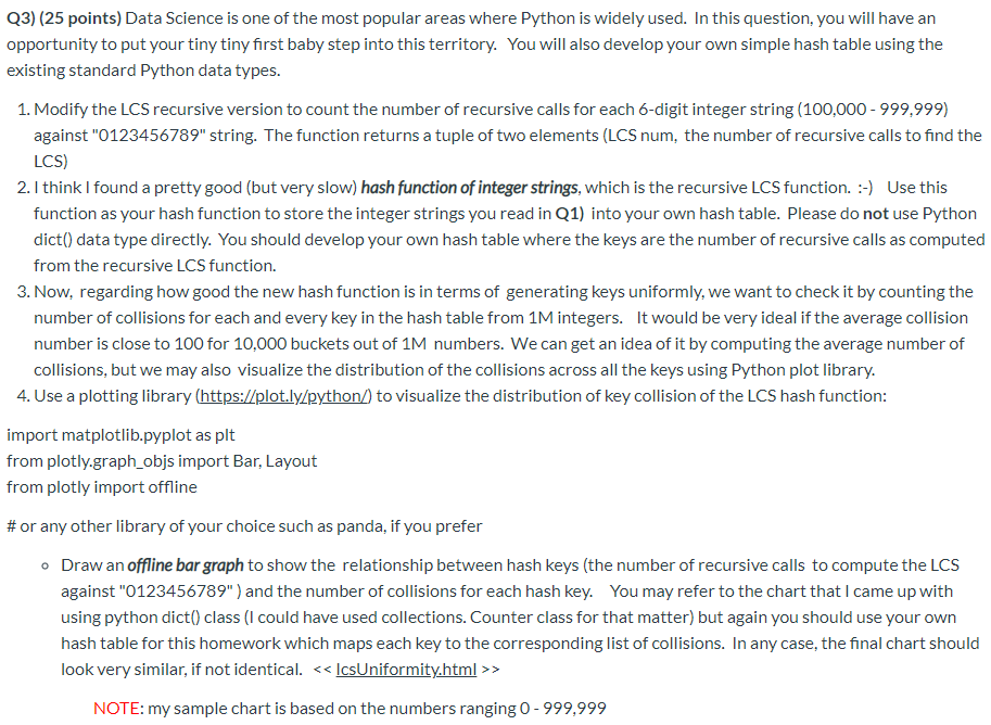 This is the following recursive LCS code I have. I | Chegg.com