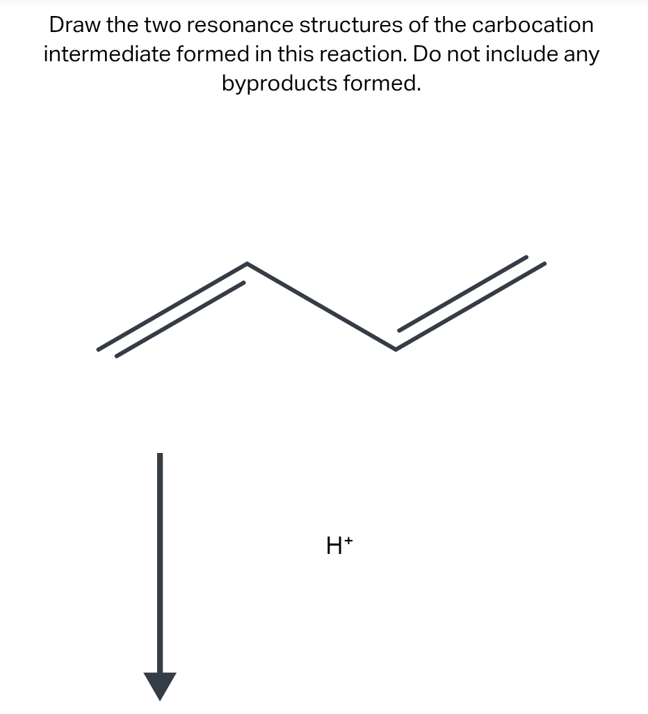 Solved Draw the two resonance structures of the | Chegg.com