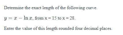 Solved Determine the exact length of the following | Chegg.com