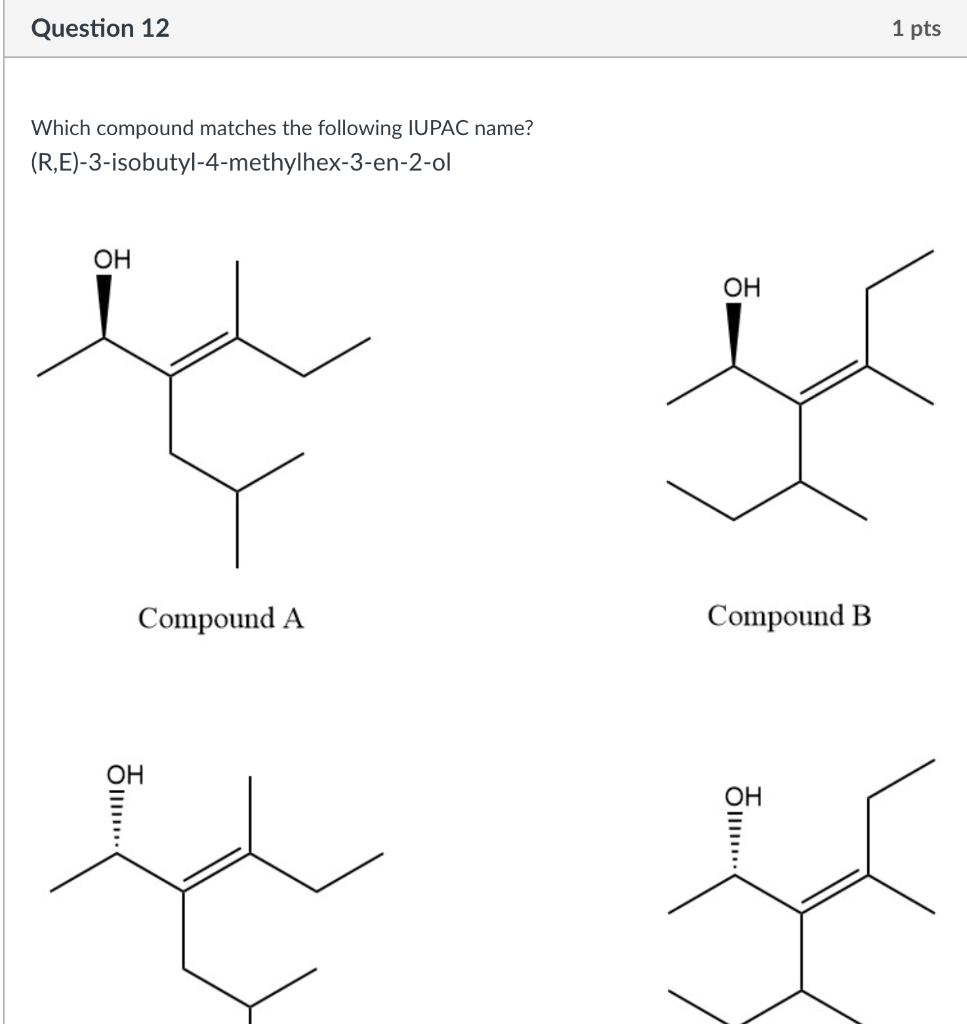 Solved ⋯Compound C Compound D Compound E Compound A Compound | Chegg.com