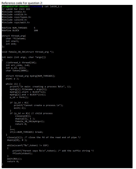 2. Recall lab 10. The program designed for lab 10 is | Chegg.com